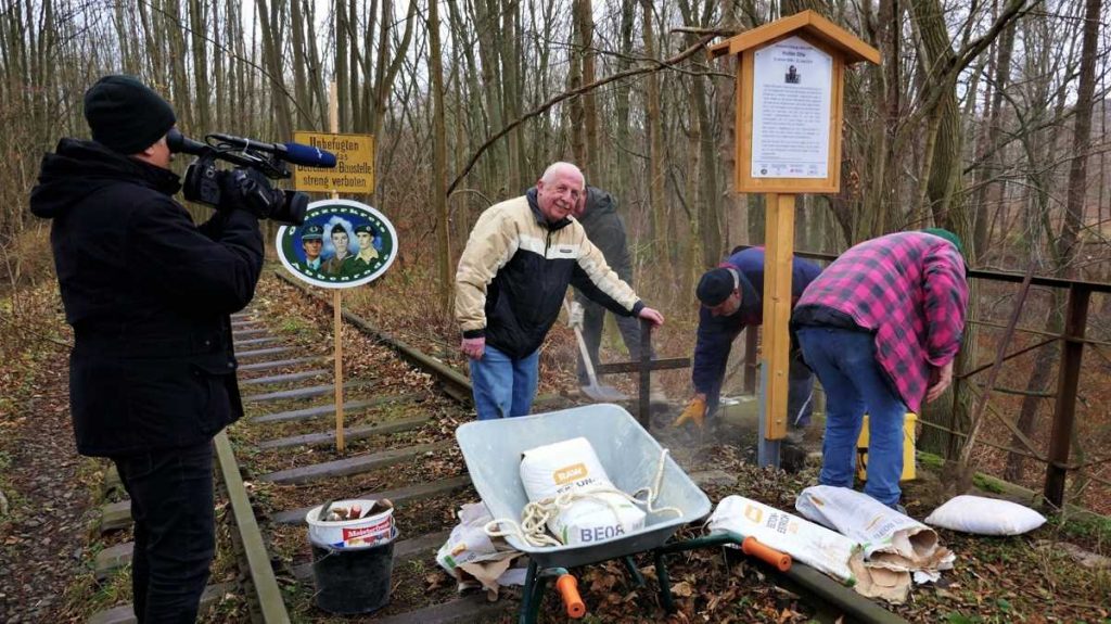 Gedenktafel erinnert an den Grenztoten Walter Otte